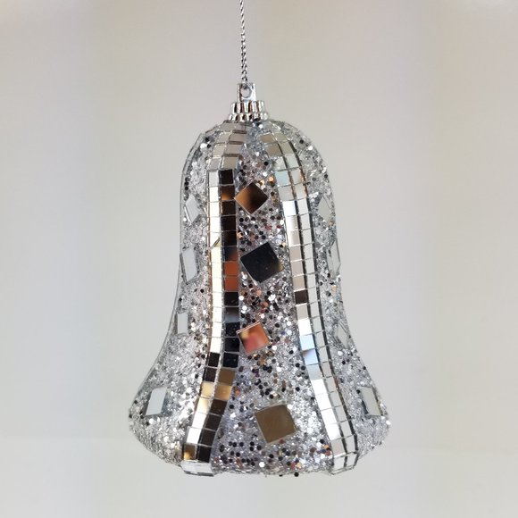Holiday | Bell Mirror Ornament 4 Long 3 Wide Bottom | Poshmark